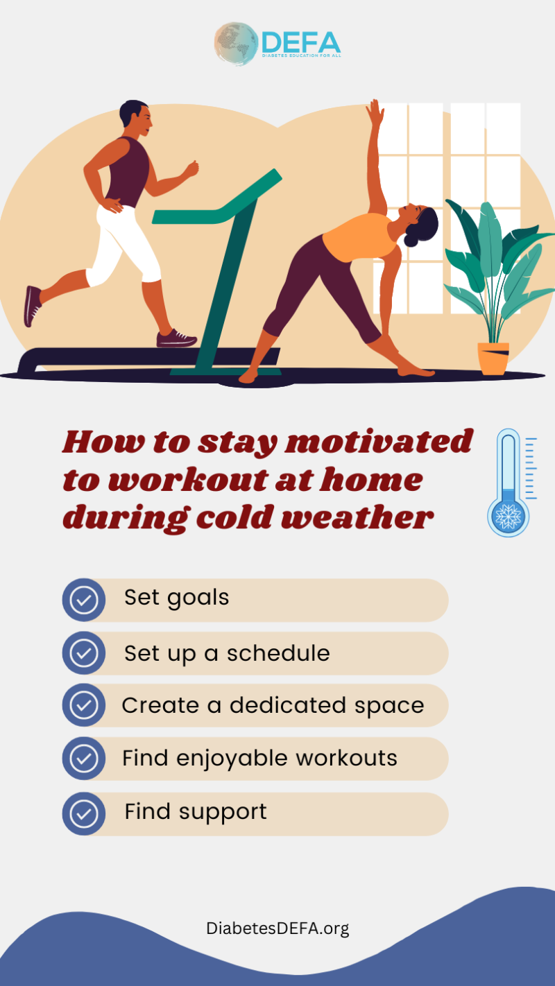 Winter Diabetes Care - Workout At Home | DEFA